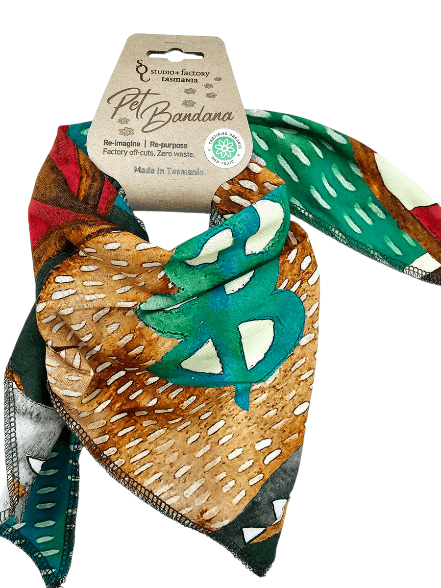 Re-imagined Pet Bandana - Organic Cotton – The Spotted Quoll