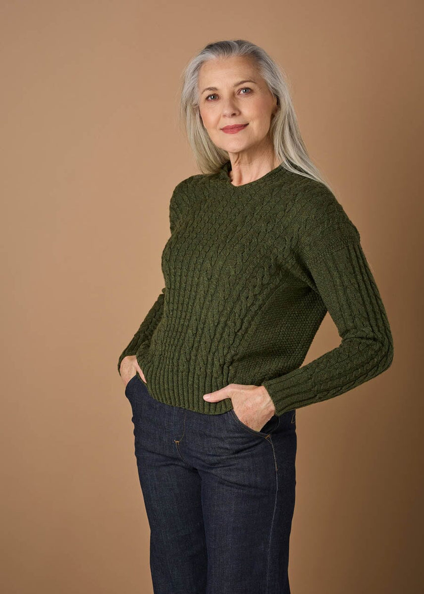 Frida Cable Merino Jumper - Uimi – The Spotted Quoll
