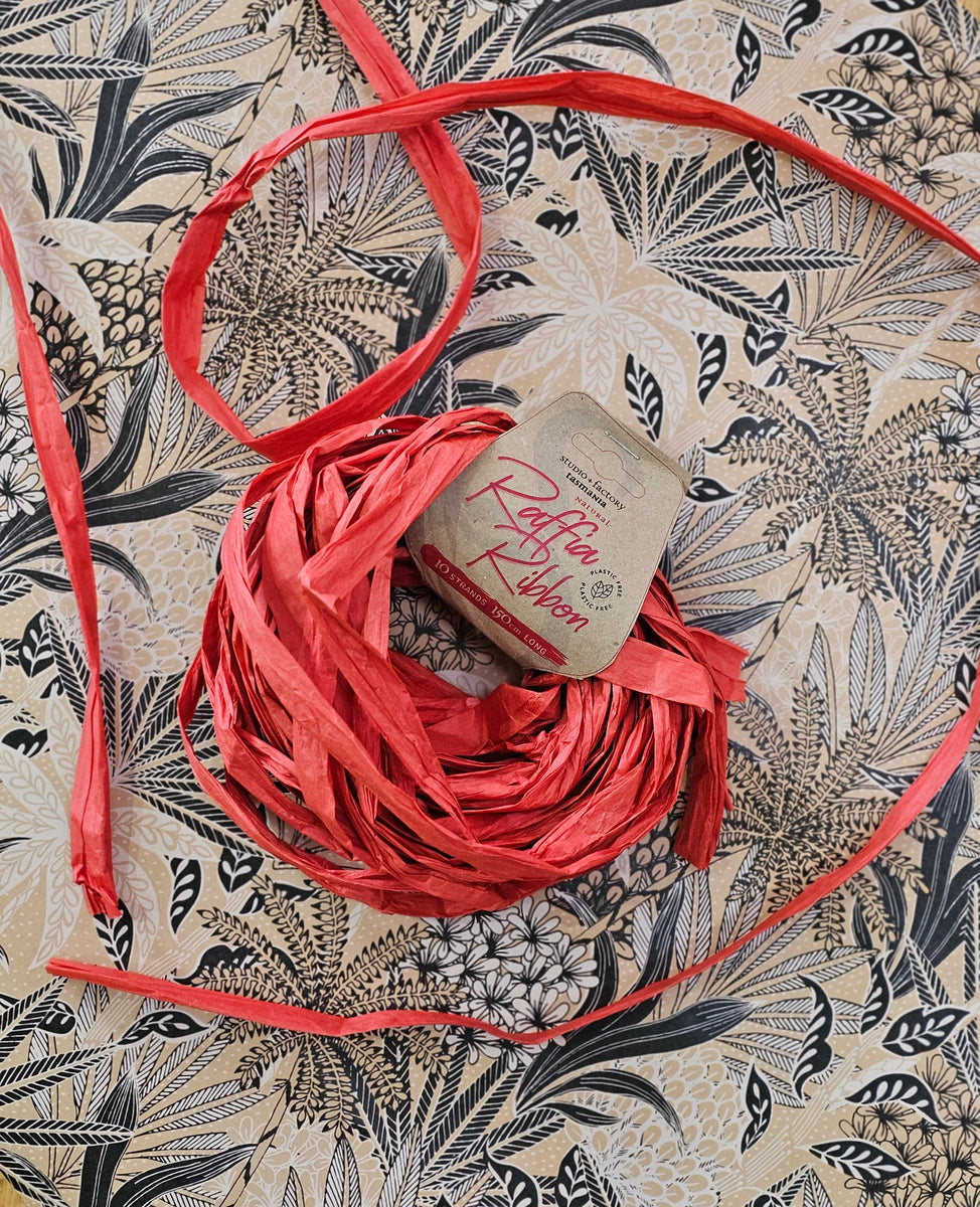 Natural Raffia Ribbon - Gift Wrapping – The Spotted Quoll