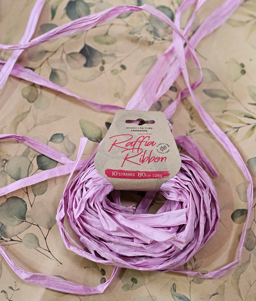 Natural Raffia Ribbon - Gift Wrapping – The Spotted Quoll